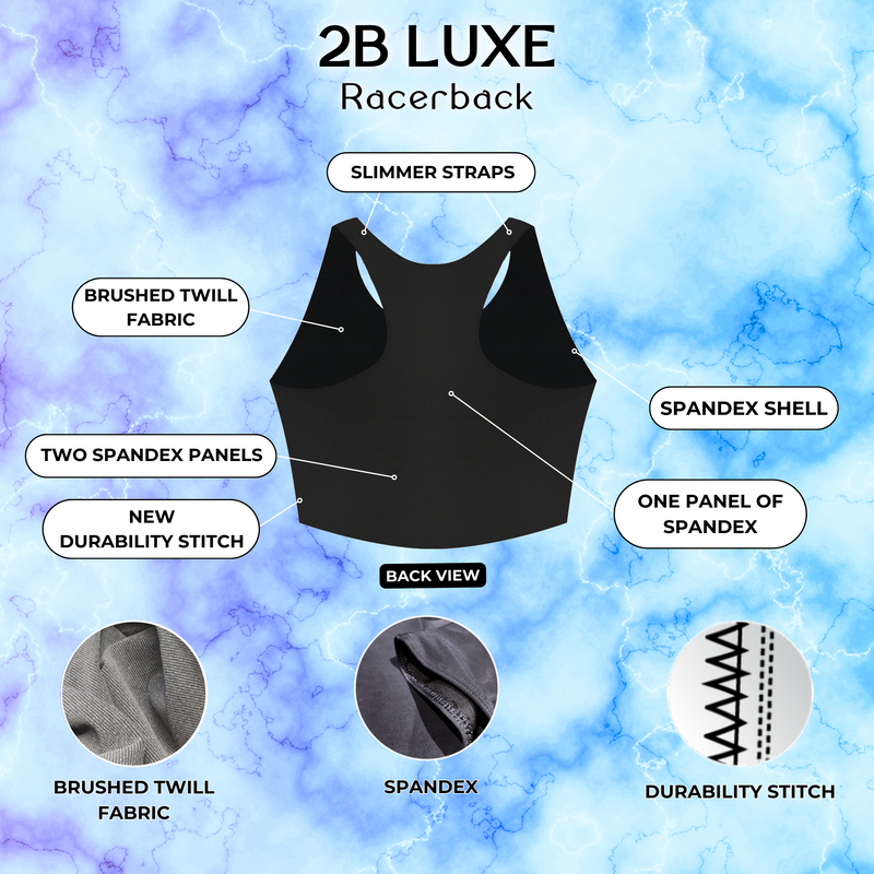 2b Luxe Black Racerback – gc2b