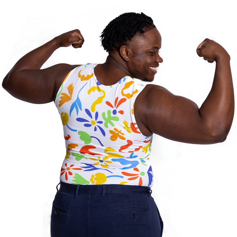 Rainbow Oasis Print Tank Binder – gc2b